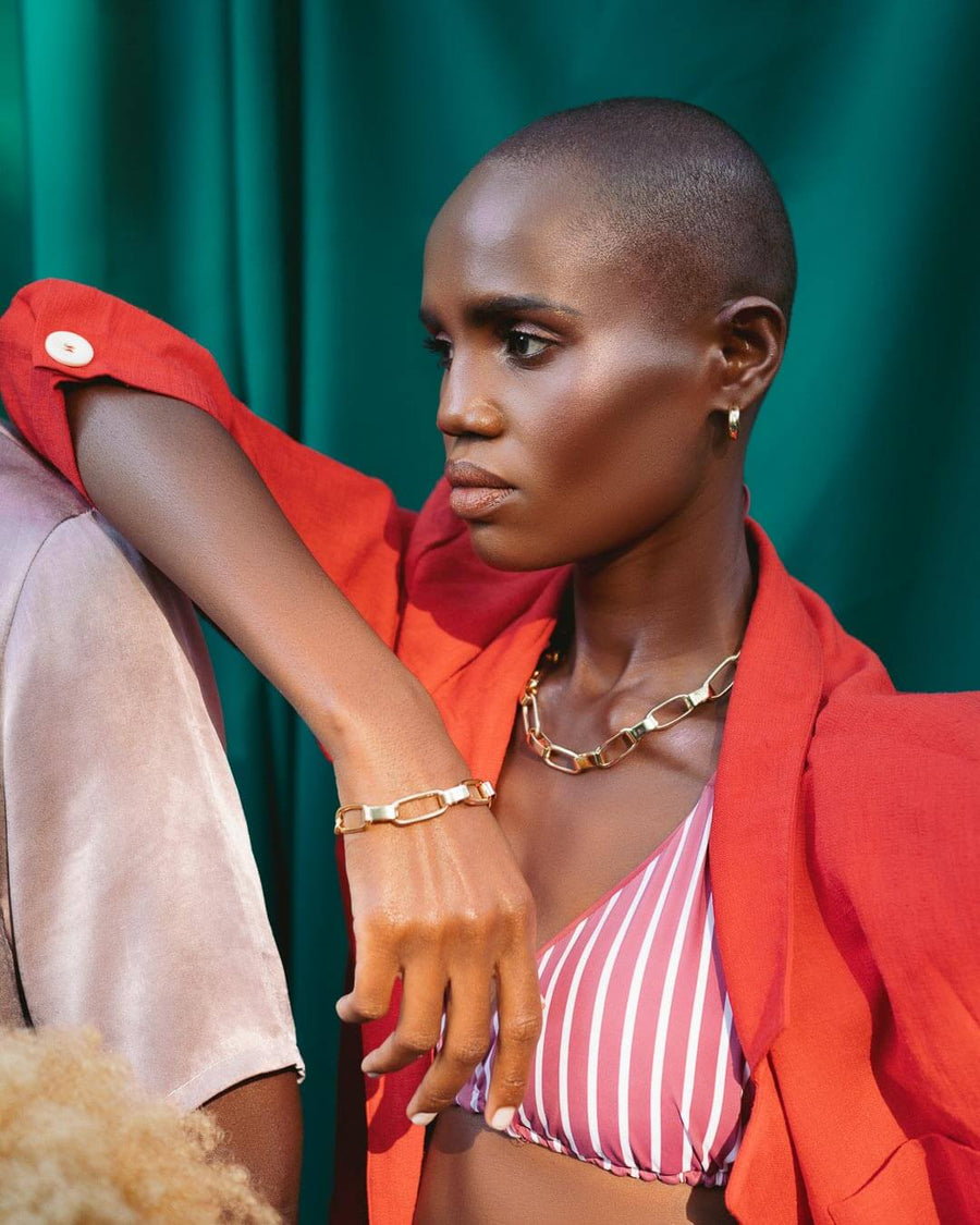 Lulu Capsule Necklace - Handmade in Kenya – Umutoni