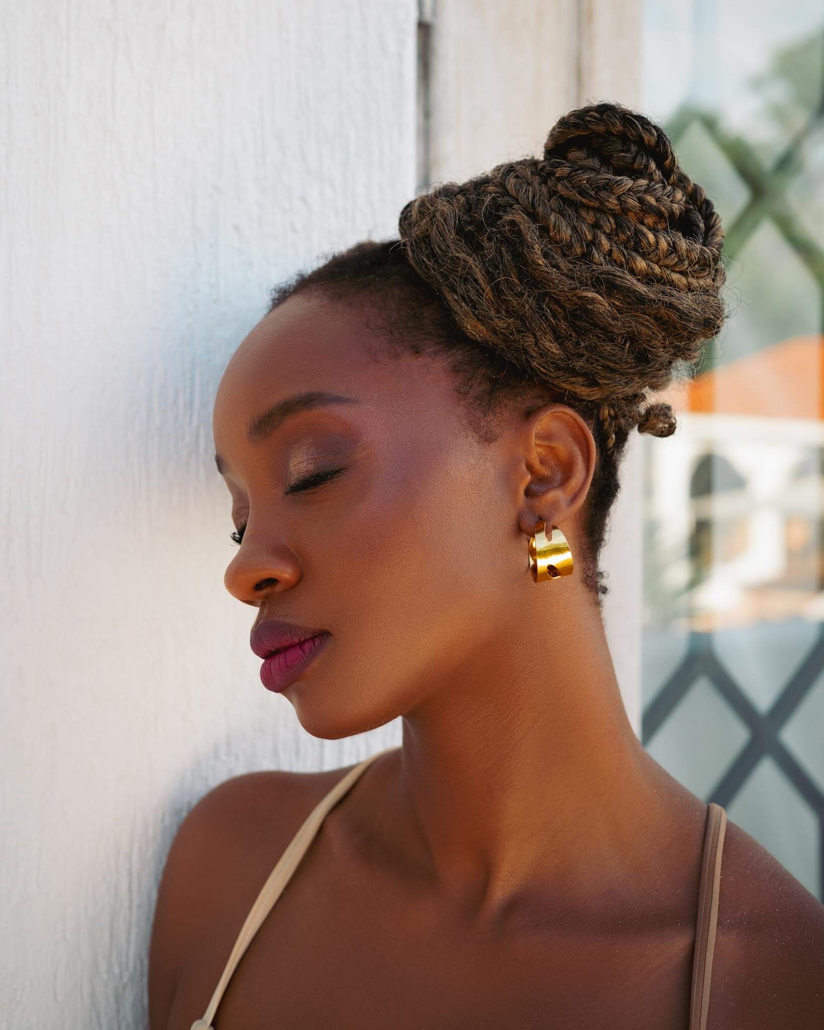 Bahari earrings small - Handmade in Kenya – Umutoni